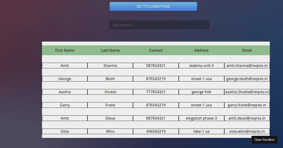 Assignment 1 - Codesandbox