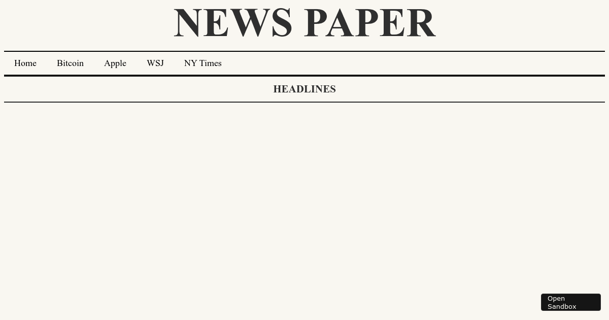 projects - Codesandbox