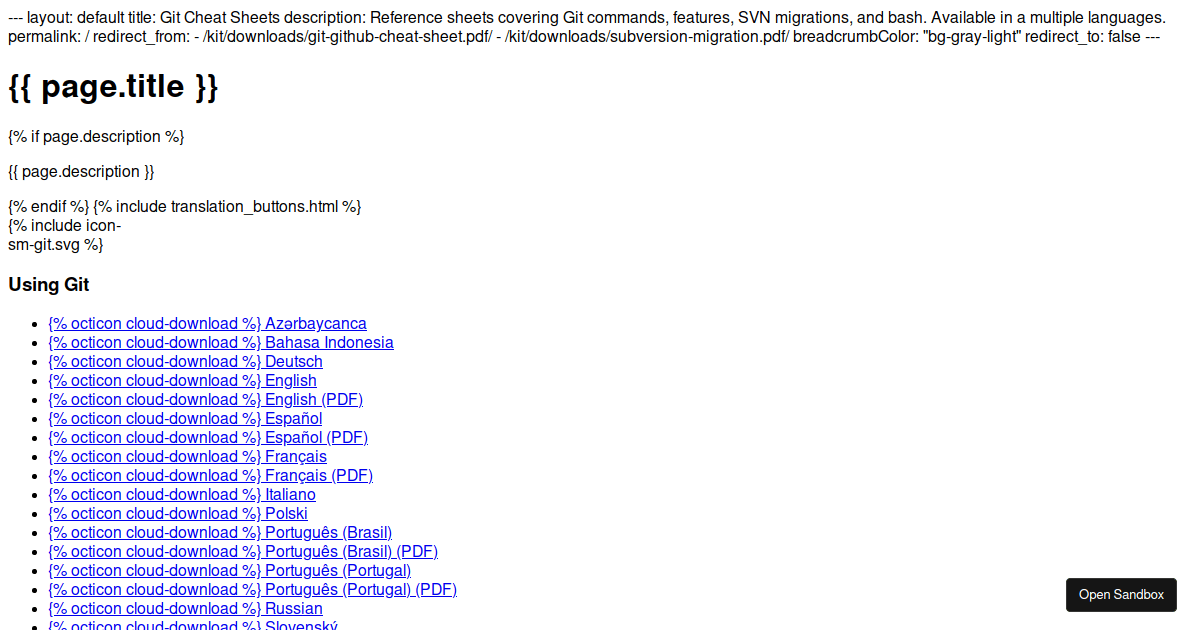 github/training-kit - Codesandbox