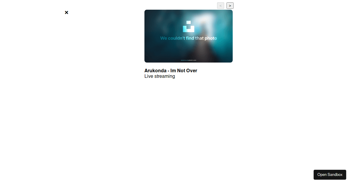 carousel with lazy loading images and shimmer effect - Codesandbox