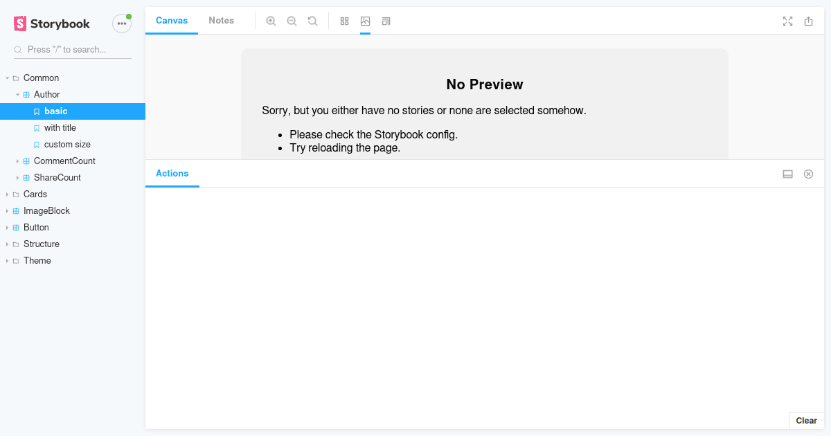 React Storybook Development - Codesandbox
