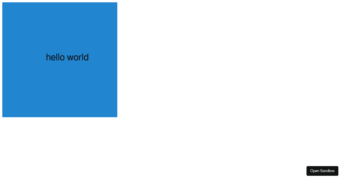 excalibur template - Codesandbox