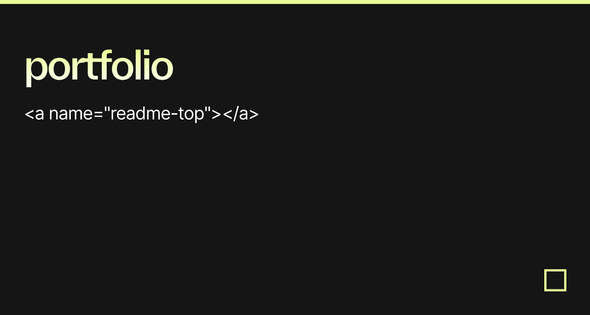 portfolio - Codesandbox