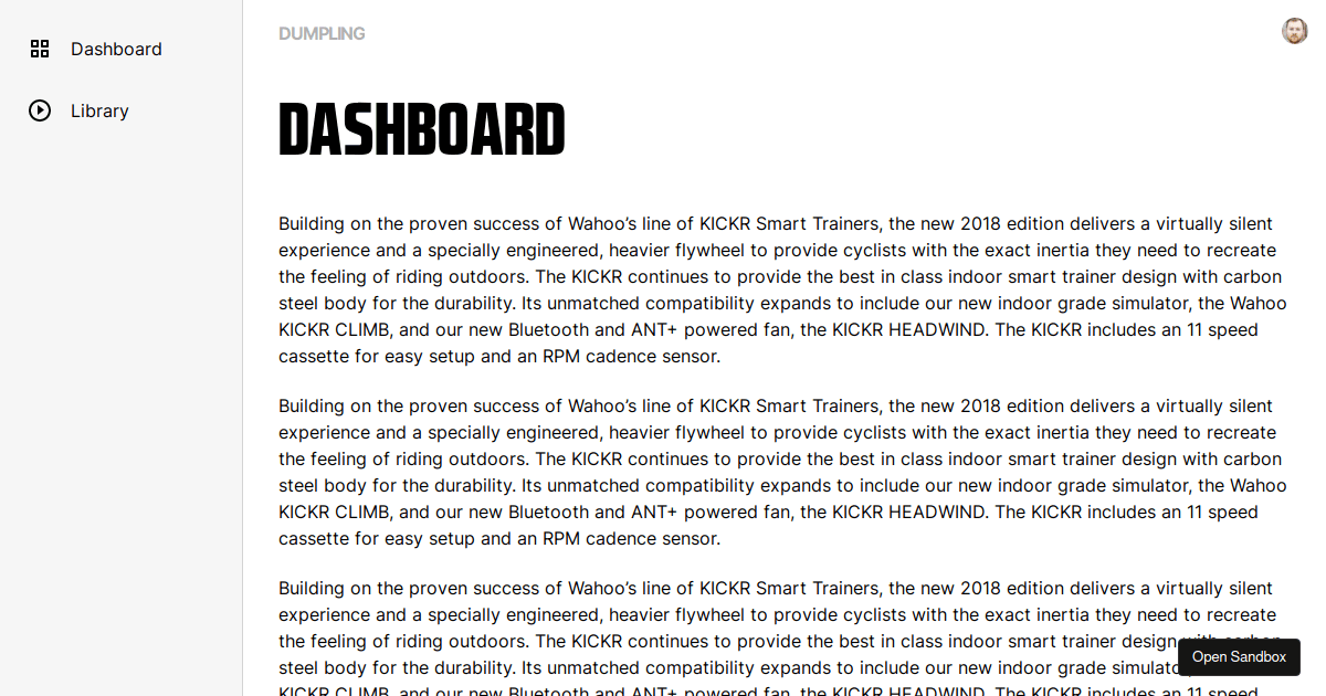 Responsive Navigation - Codesandbox