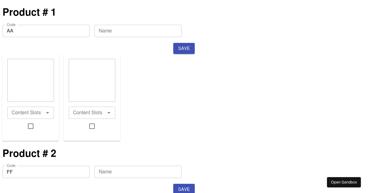 New Content Slot (forked) - Codesandbox