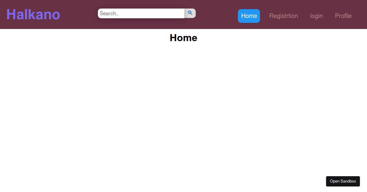 react - Codesandbox