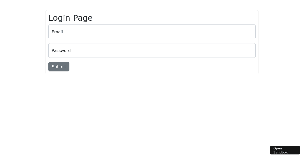 login-logout-react - Codesandbox