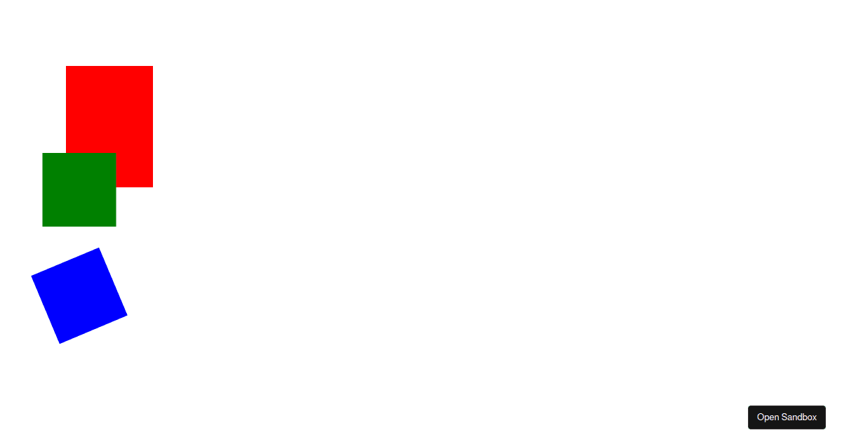 svg transform animation - Codesandbox