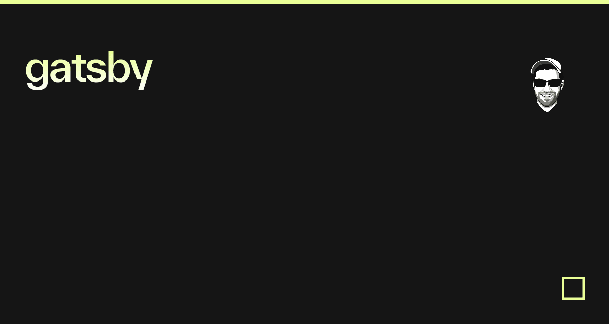gatsby - Codesandbox