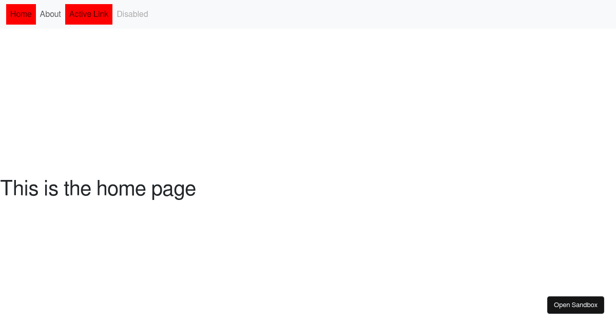 Bootstrap Vue Next Bnavitem Missing Active Class 0109 Codesandbox