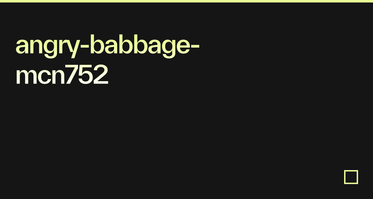 angry-babbage-mcn752 - Codesandbox