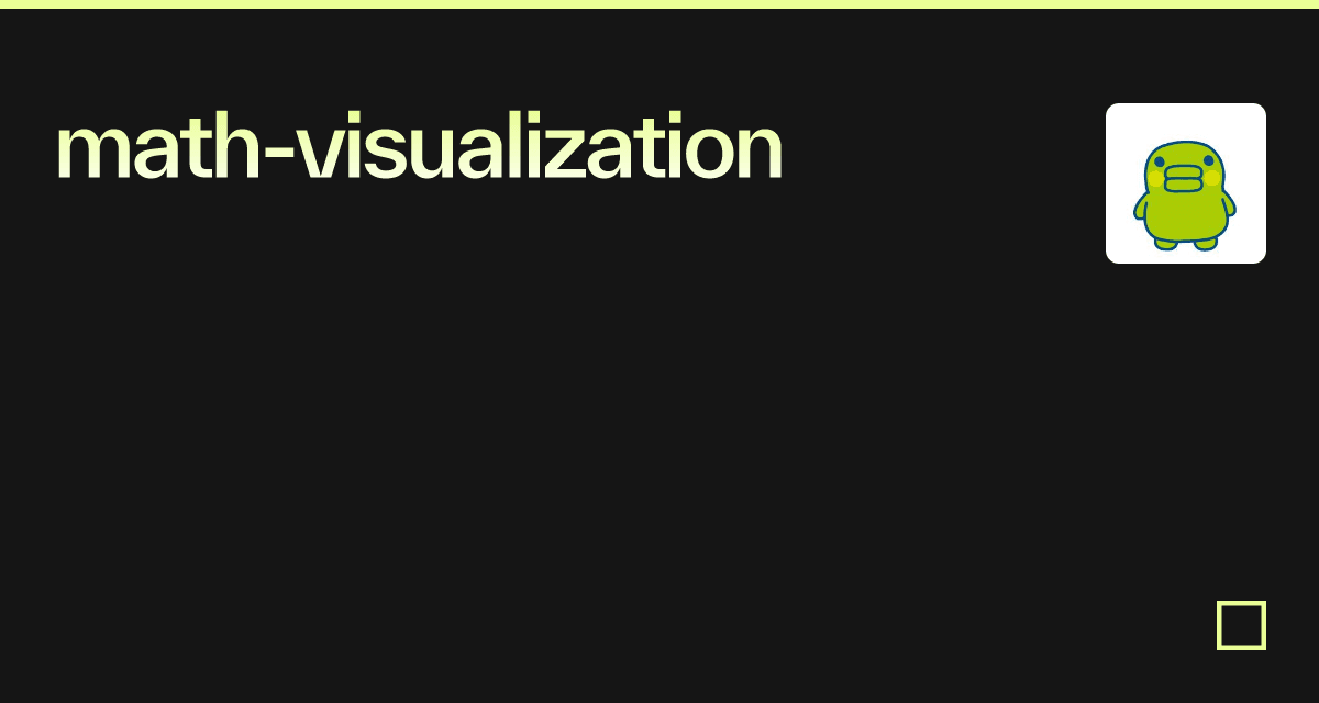 math-visualization - Codesandbox