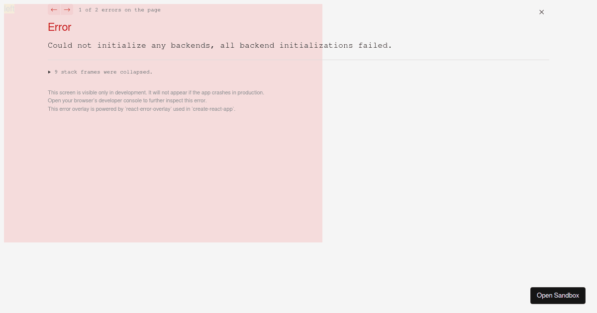 tommy - hand detect two hands - Codesandbox
