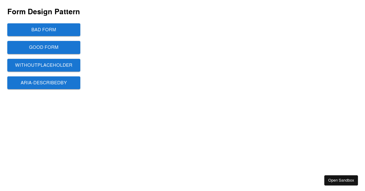 form-design-pattern - Codesandbox