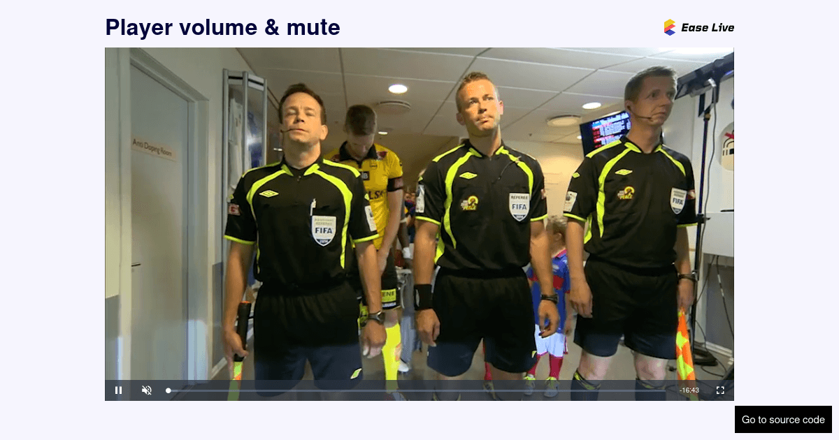 ease-live-bridge-player-volume-mute - Codesandbox