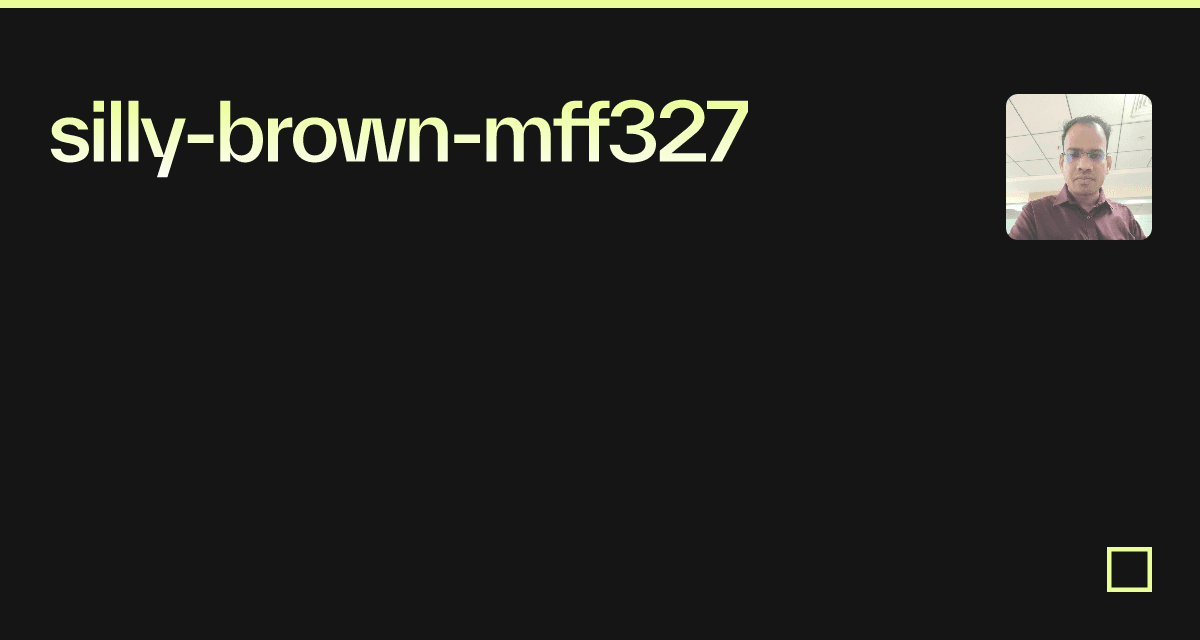 silly-brown-mff327 - Codesandbox