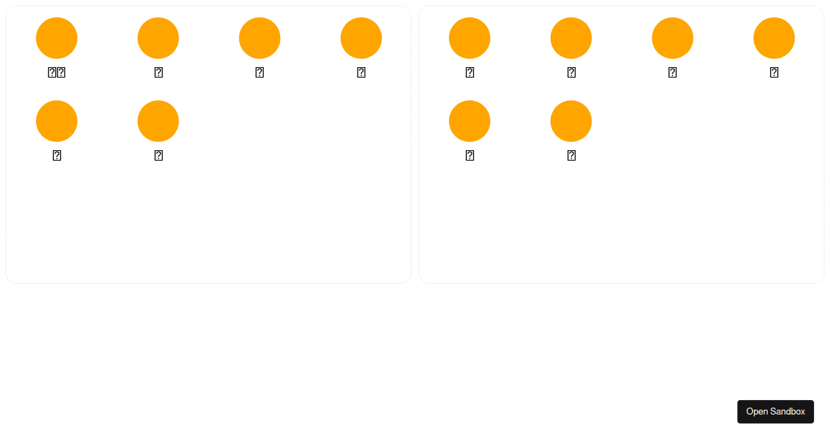 React Grid Drag Forked Codesandbox