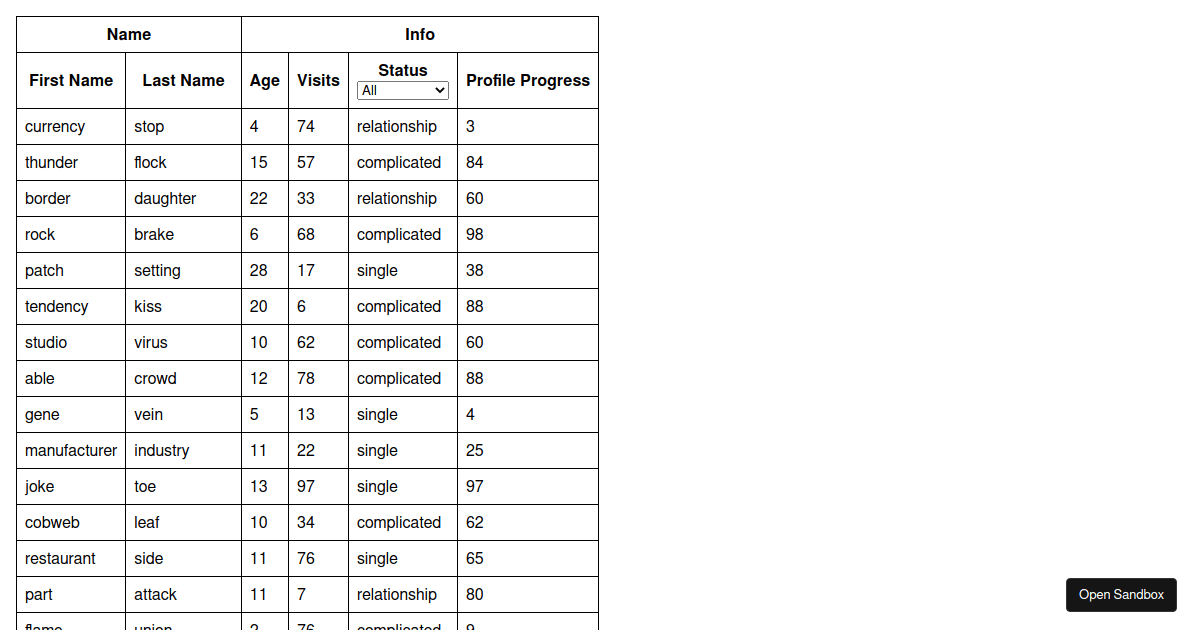 filters-render-test - Codesandbox