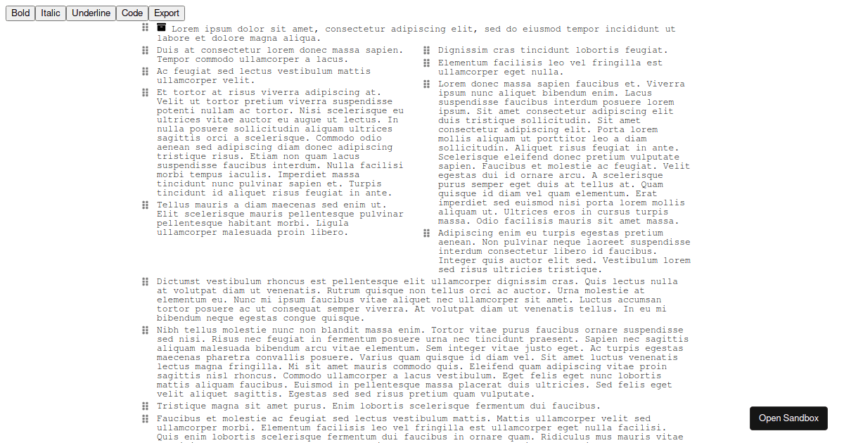 Editor fork - Codesandbox