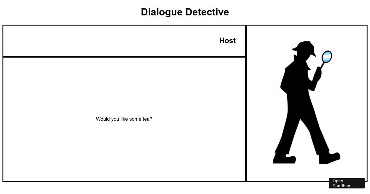 Dialogue Detective - Codesandbox