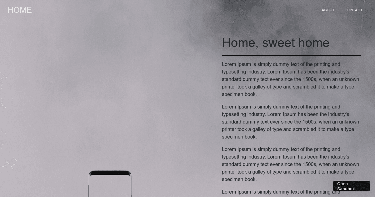 website-prax - Codesandbox