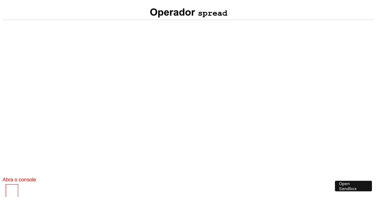 cap01-ex03 - Operador spread - Codesandbox