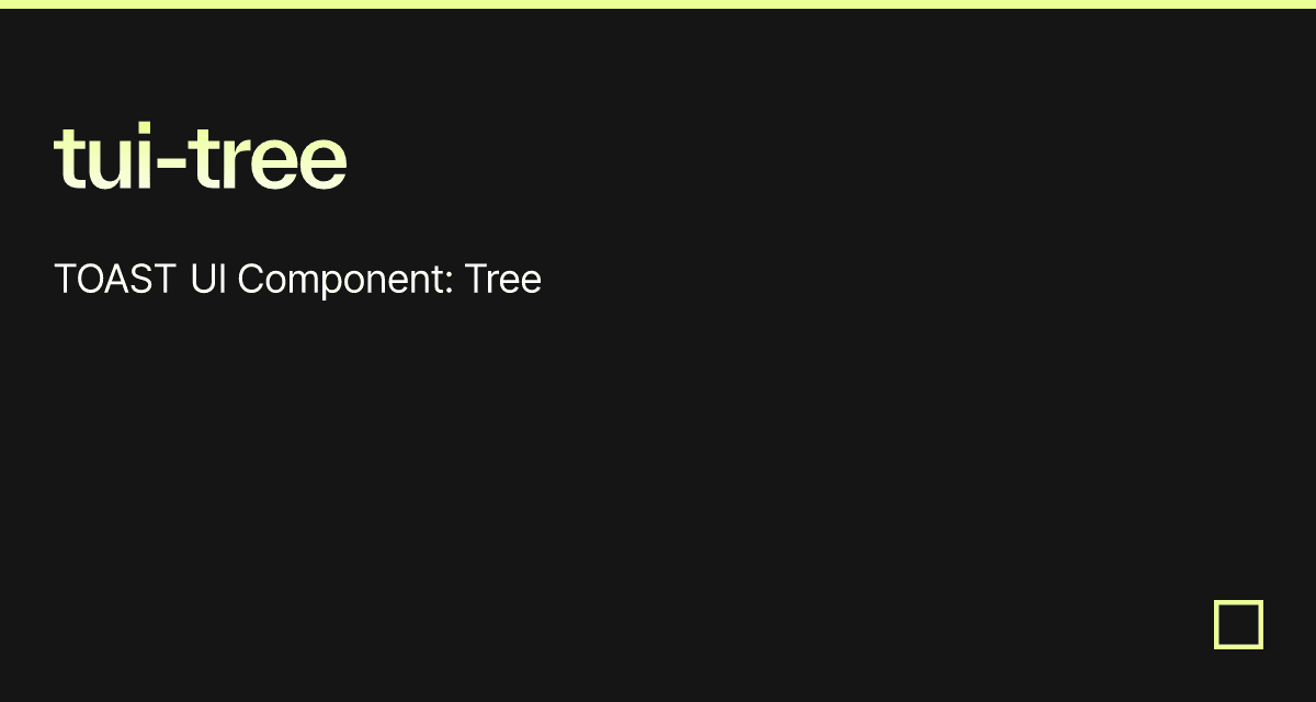 tui-tree - Codesandbox