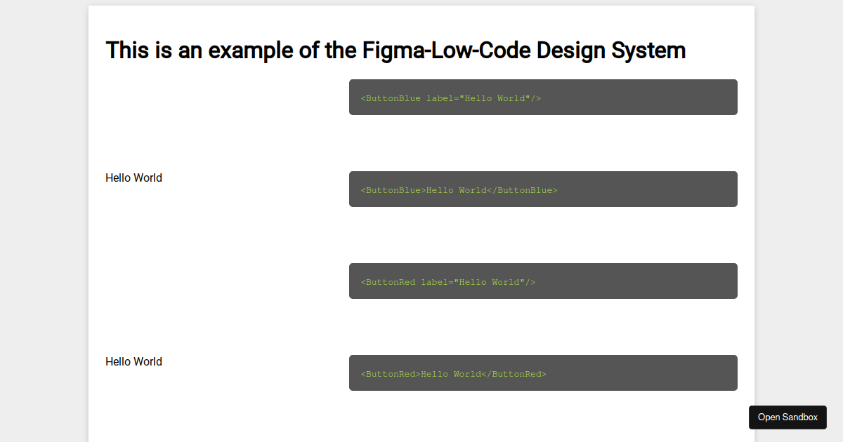 figma-low-code-design-system - Codesandbox