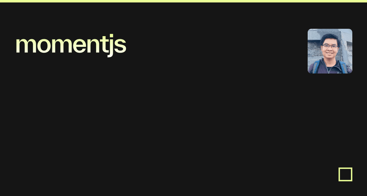 momentjs - Codesandbox