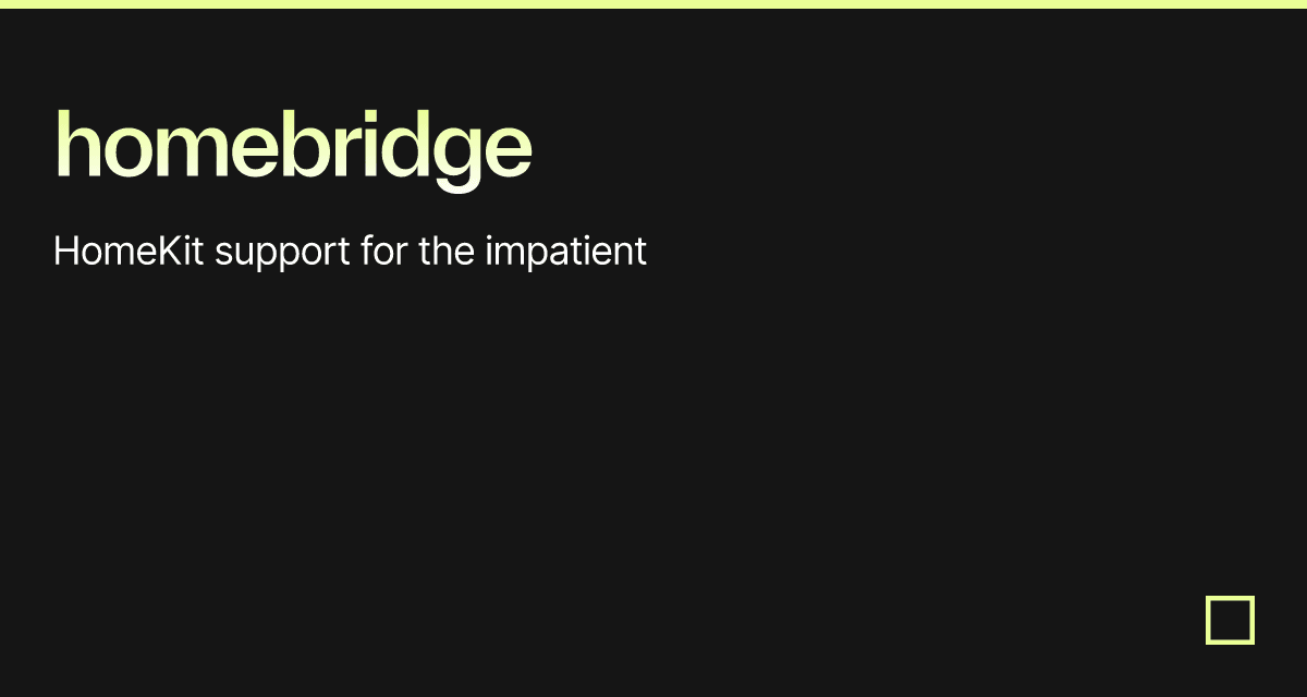 homebridge - Codesandbox