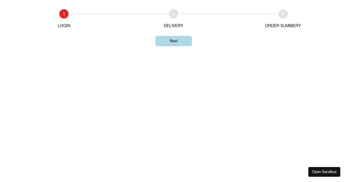 react-stepper (forked) - Codesandbox