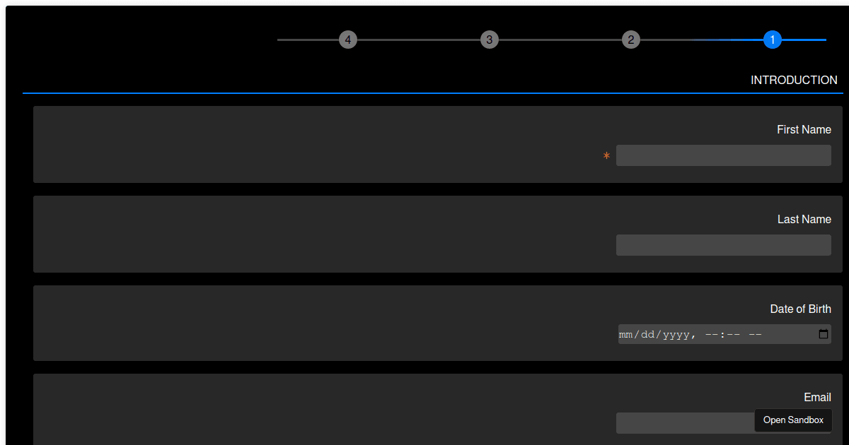 react-wizardy-rtl - Codesandbox