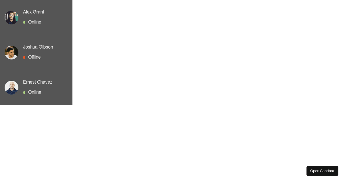 Chat App Codesandbox 