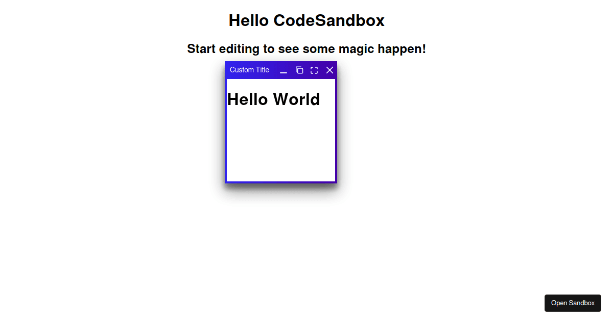 damp-breeze-mjd3cv - Codesandbox