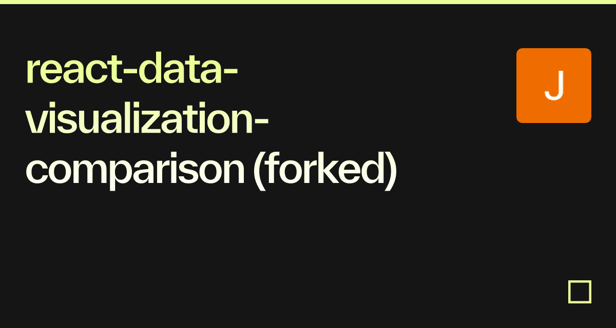 react-data-visualization-comparison (forked) - Codesandbox
