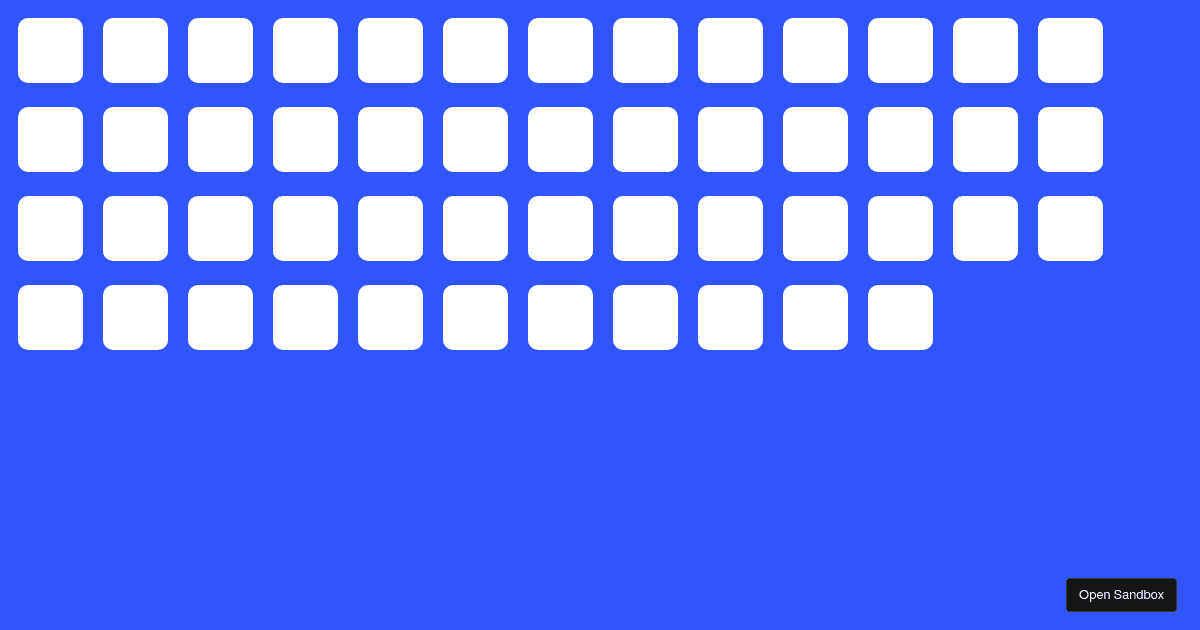 framer-motion directional stagger effect grid (forked) - Codesandbox