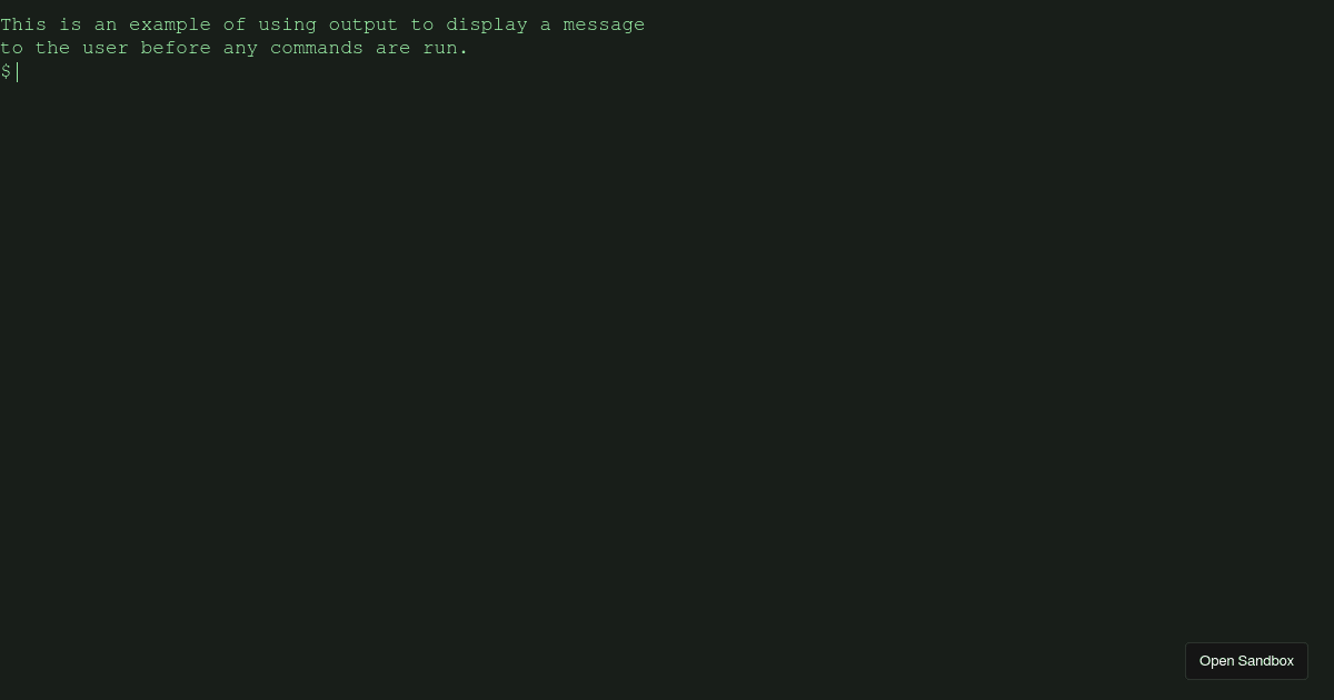 Terminal React Forked Codesandbox