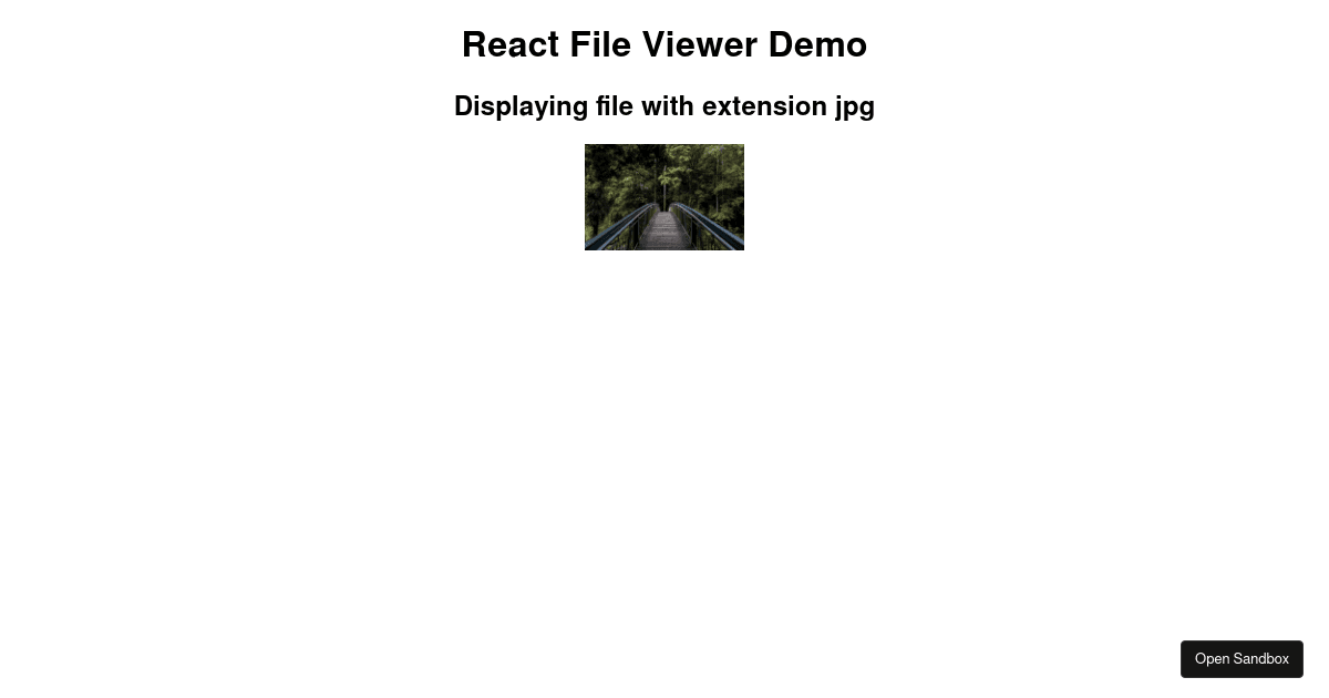 React File Viewer (forked) - Codesandbox React File Viewer (forked) - Codesandbox