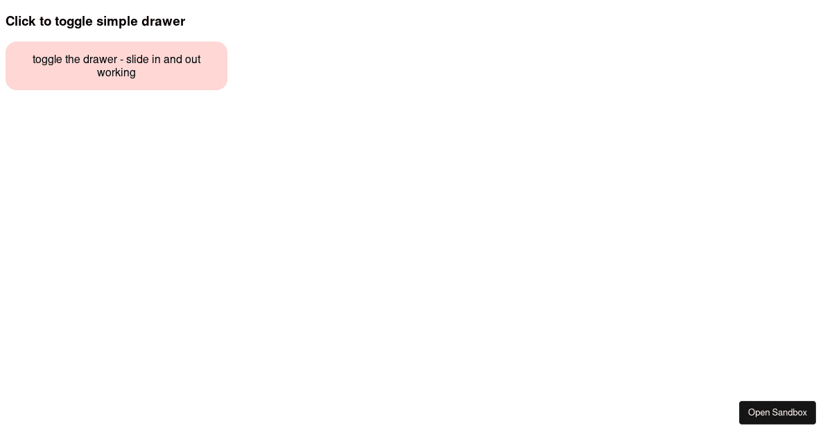 slide-drawer-second-type-fixed - Codesandbox