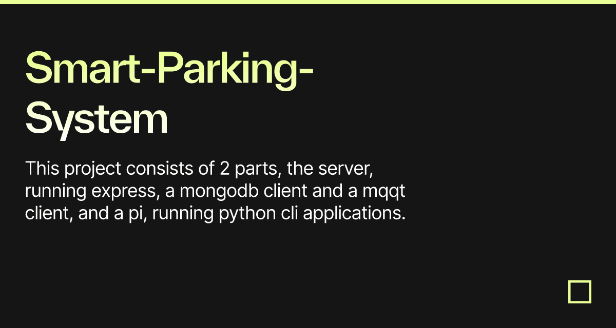 Smart-Parking-System - Codesandbox