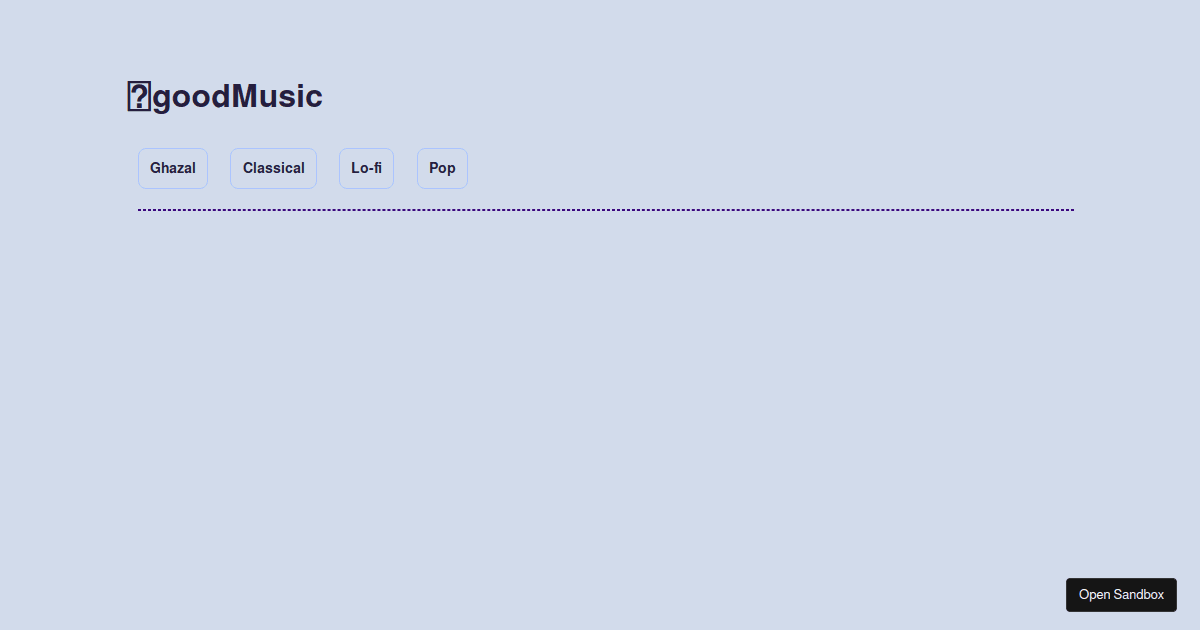 song-collections - Codesandbox