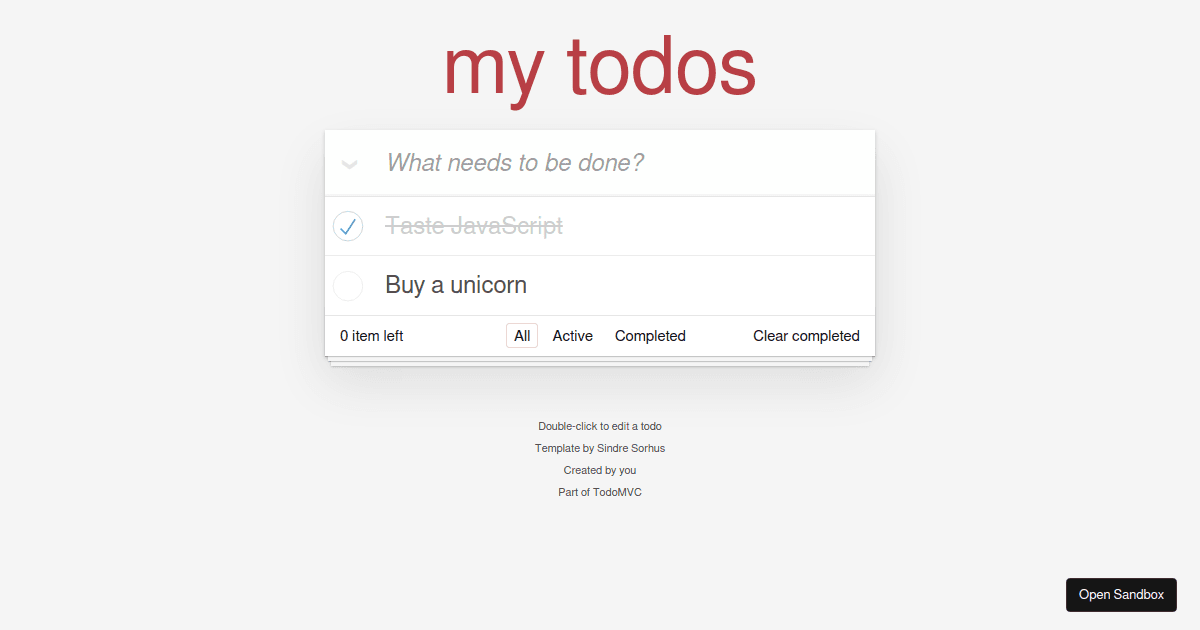 todos-app-initial - Codesandbox