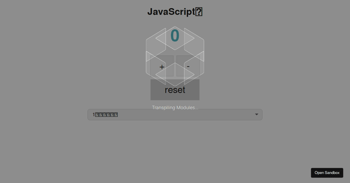 react-redux-count - Codesandbox