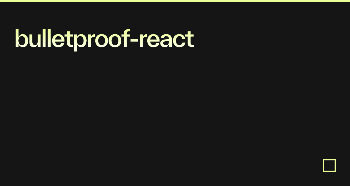 bulletproof-react - Codesandbox bulletproof-react - Codesandbox