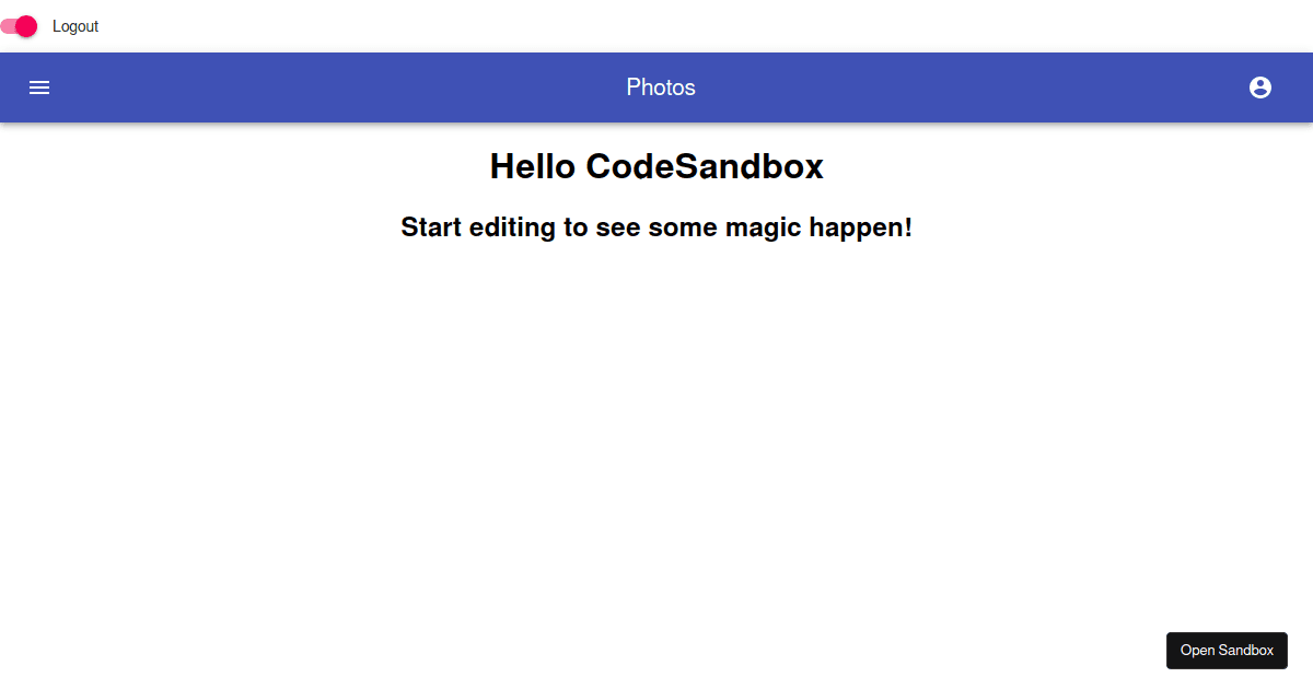 React / Firebase CMS - Codesandbox