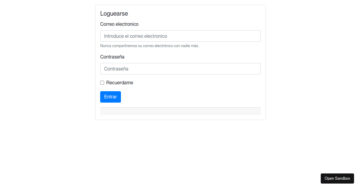 Proyecto-react-login - Codesandbox
