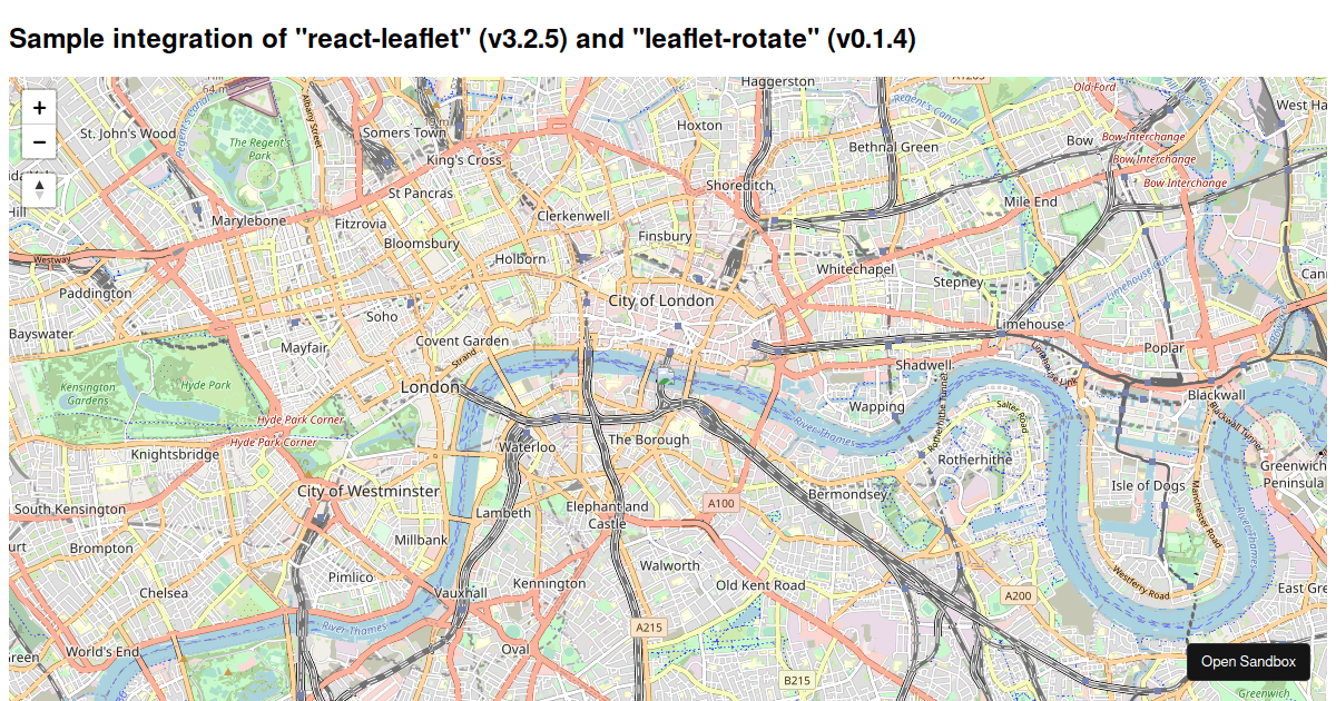 react-leaflet (forked) - Codesandbox