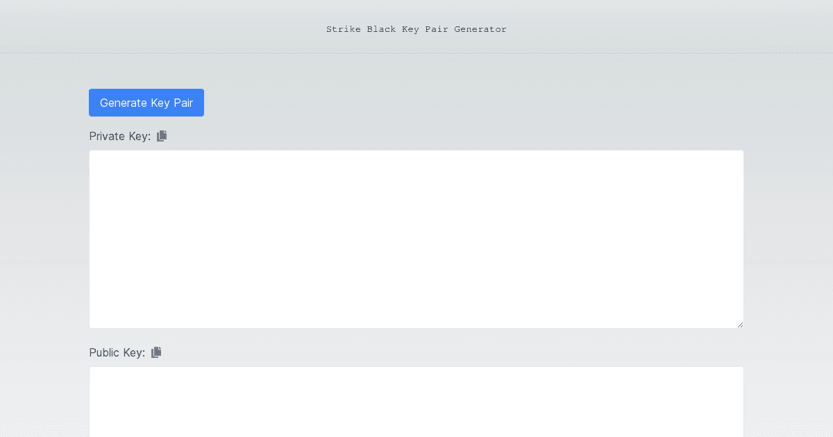 key-pair-generator - Codesandbox