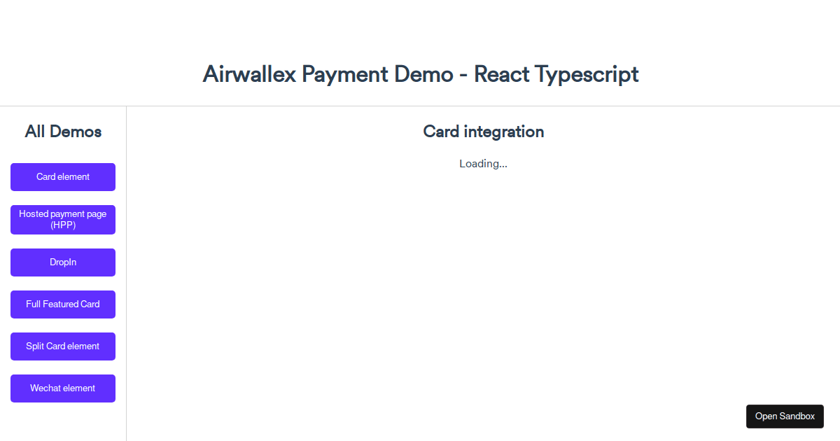 ts-demo - Codesandbox