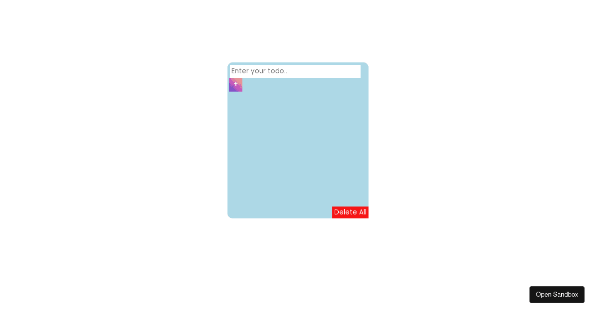 interview-todo-copy - Codesandbox
